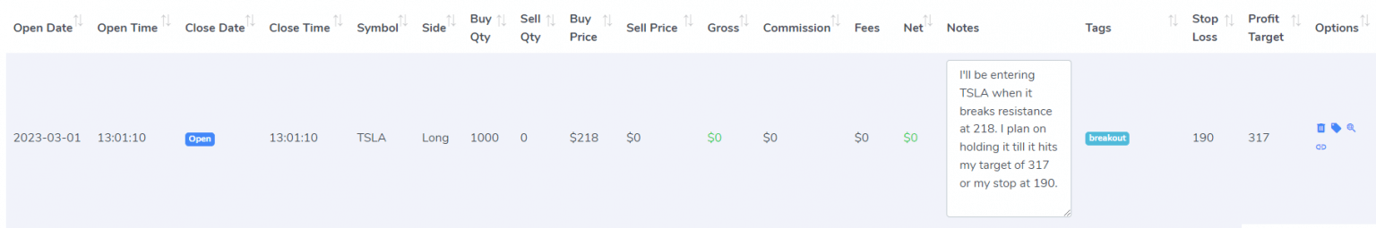 How to create a trading plan on Trademetria | Trademetria
